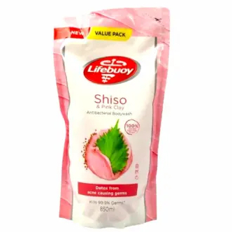 Lifebuoy Bodywash Shiso & Pink Clay Refill pack 850ml | Shopee Singapore