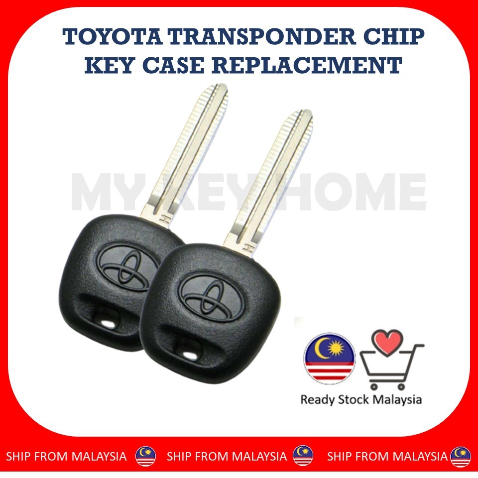 Toyota replacement Transponder Chip Key Case~Hilux,Hiace,Vios,Corolla ...