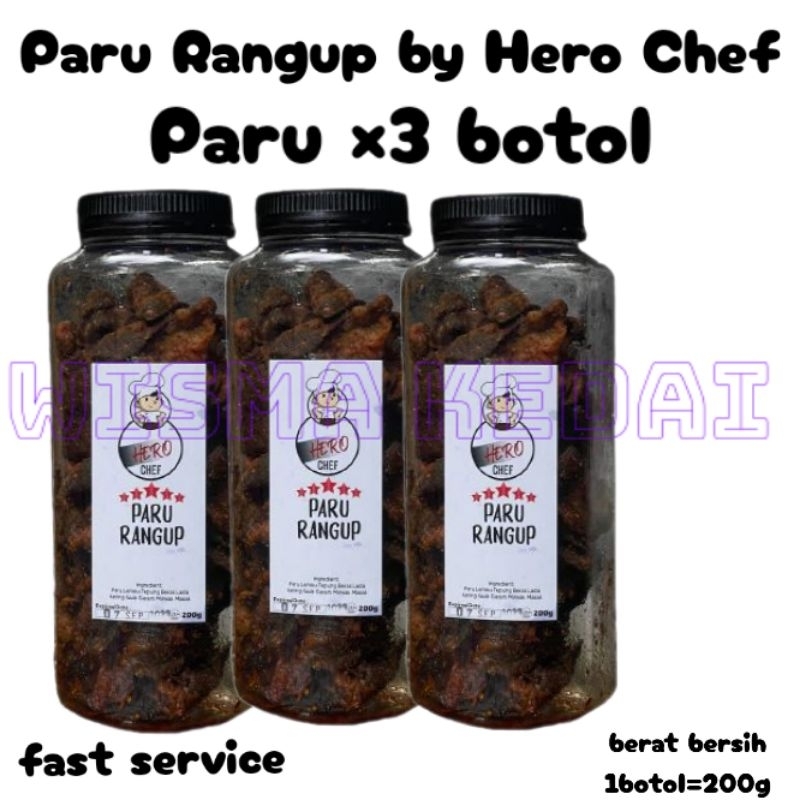 Combo Paru Rangup x 3 botol by Hero Chef | Shopee Singapore