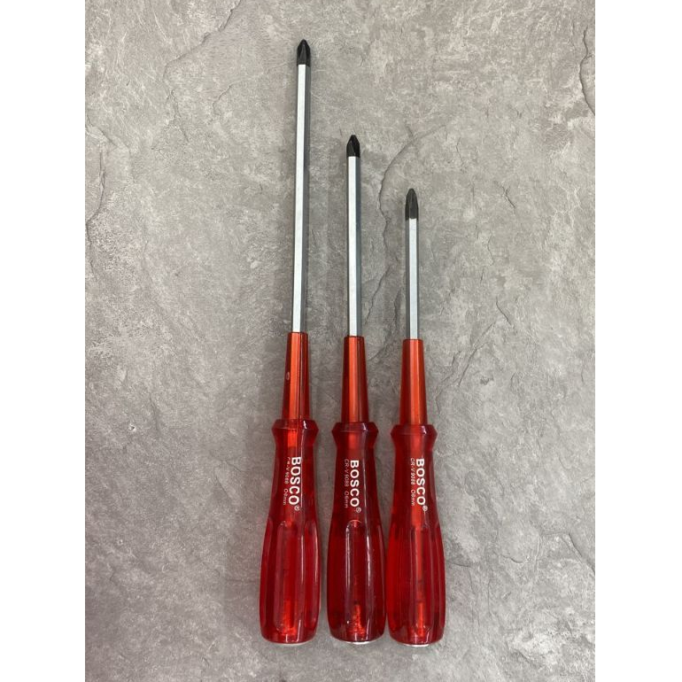 Screw Driver Magnet Head Pemutar Skru BOSCO Screwdriver ...
