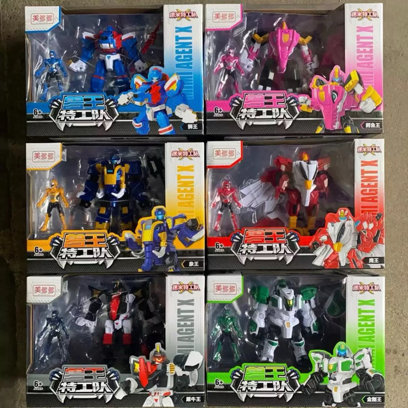 [SIMPLE LIFEHOUSE] MINIFORCE 4 Animaltron Kids Action Figures Robot ...