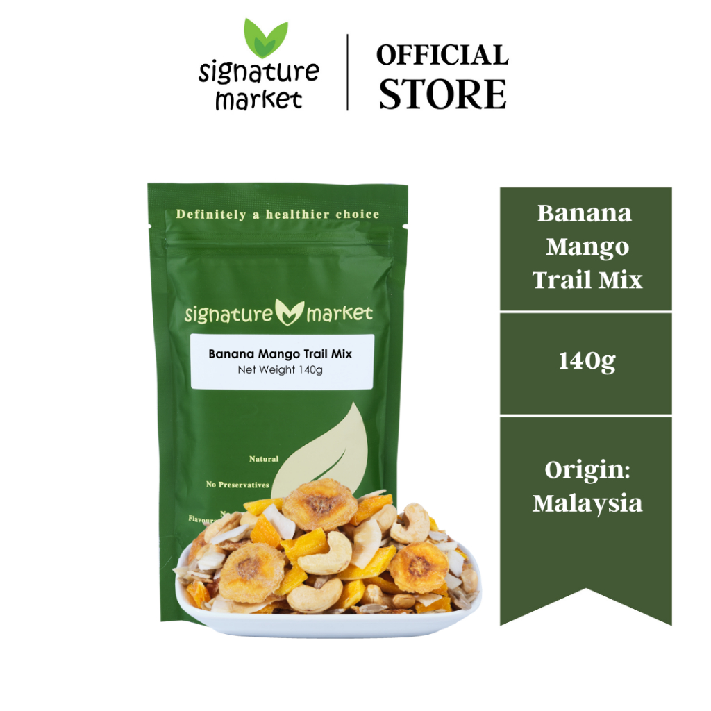 Signature Market Banana Mango Trail Mix (140g) | Shopee Singapore