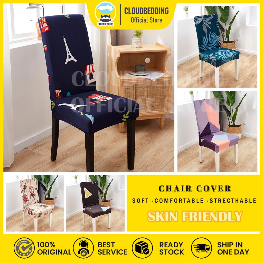 Chair Cover Super Durable Stretch Elastic Dining Chair Cover Sarung ...