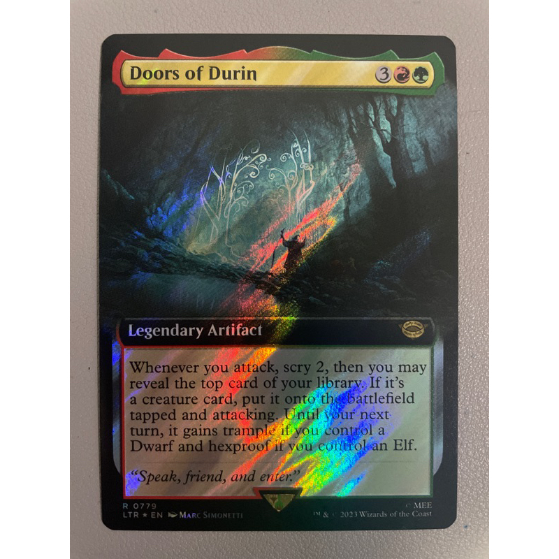 MTG:The Lord of the Rings:Special Edition (LTR) R0779 - Doors of Durin ...
