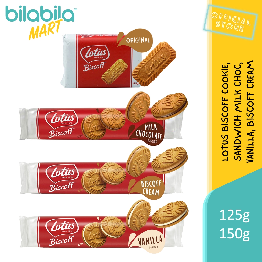 LOTUS Biscoff Biscuit Cookie / Biscoff Cream Filled Sandwich (Biscoff ...