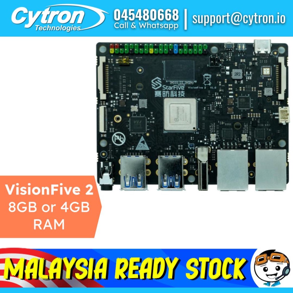 VisionFive 2 8G - Single board computer based on RISC-V architecture ...