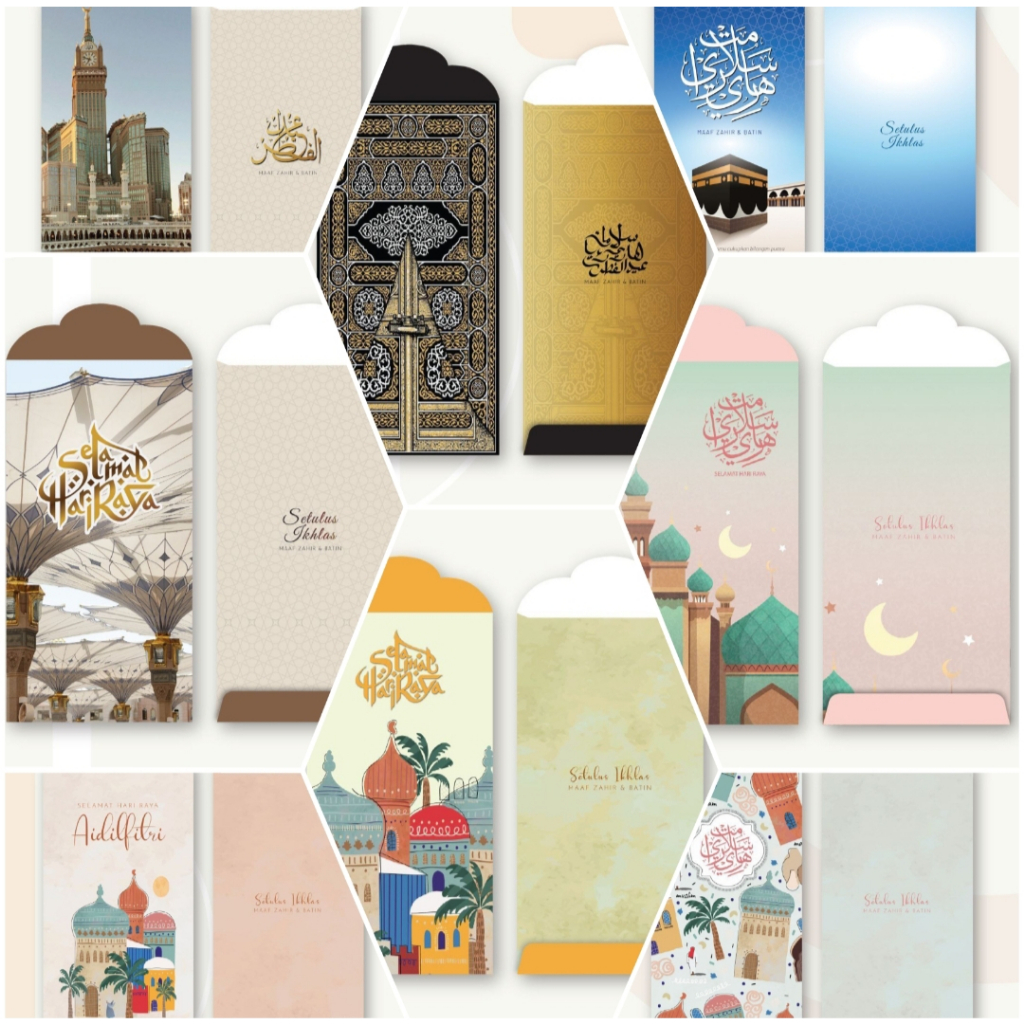 Sampul Raya Masjid Viral 2024 1pkt 10pcs | Shopee Singapore