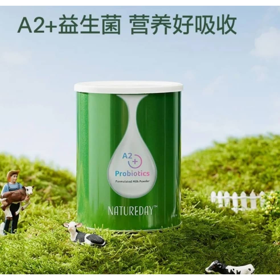 A2 + NATUREDAY PROBIOTICS MILK POWDER (850 g) 全脂A2高钙 + 益生菌奶粉 | Shopee ...