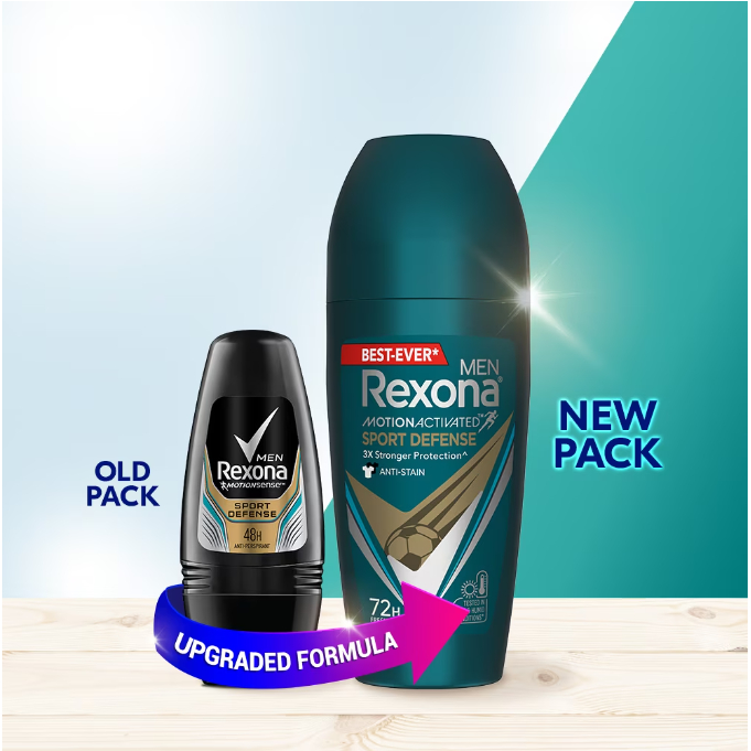 Rexona Men Sport Defense Deodorant Roll On ( 45ml ) | Shopee Singapore