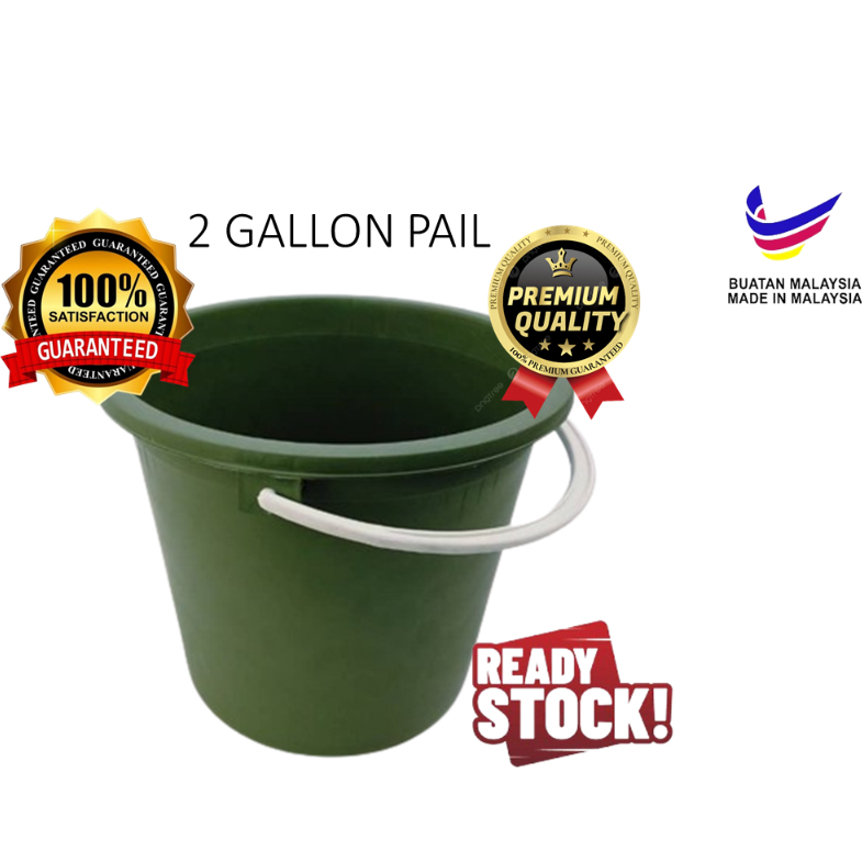 2/3/4 gallon Plastic Pail / Bucket / Baldi Air/ Bakul/ Tong Mop/ Tong ...