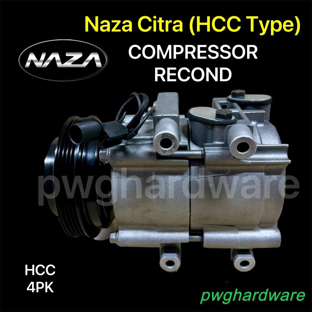 Recond Naza Citra HCC Type 2006-2013Y Air Cond Compressor /Aircon ...