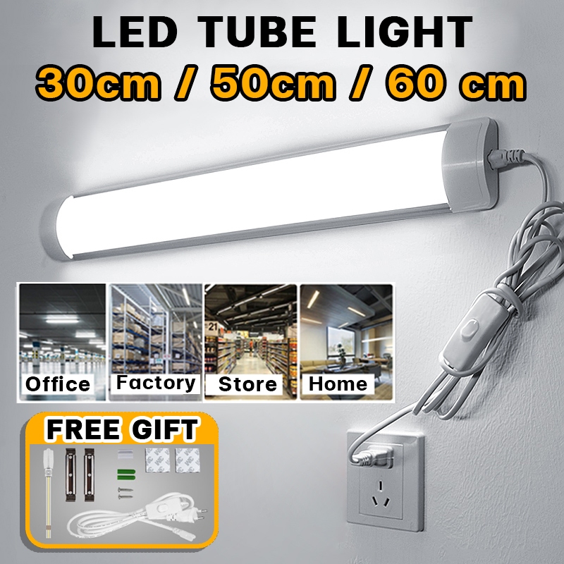 Led Tube Light Bar Lights Kitchen Cabinet Light T5 T8 Flourescent Lamp ...