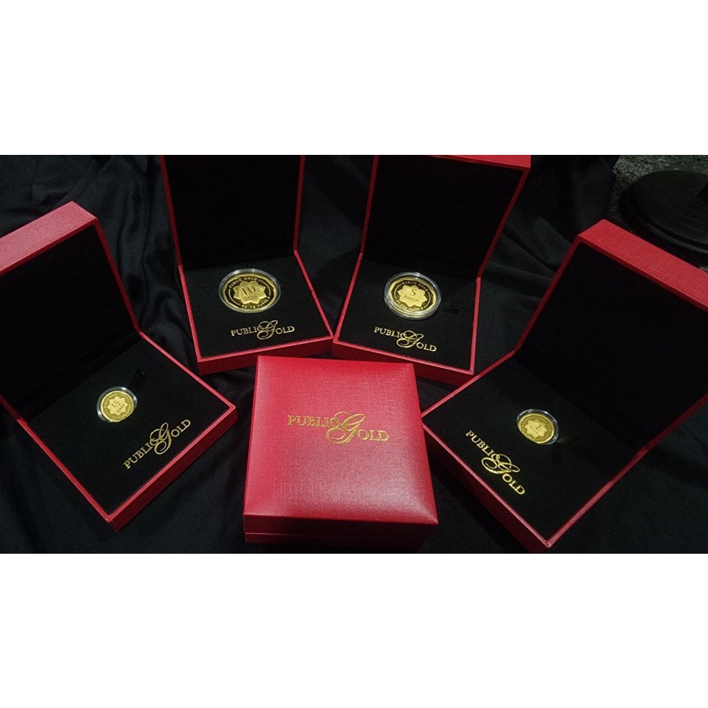 Public Gold Exclusive Gold Bar Box Box (box only) | Shopee Singapore