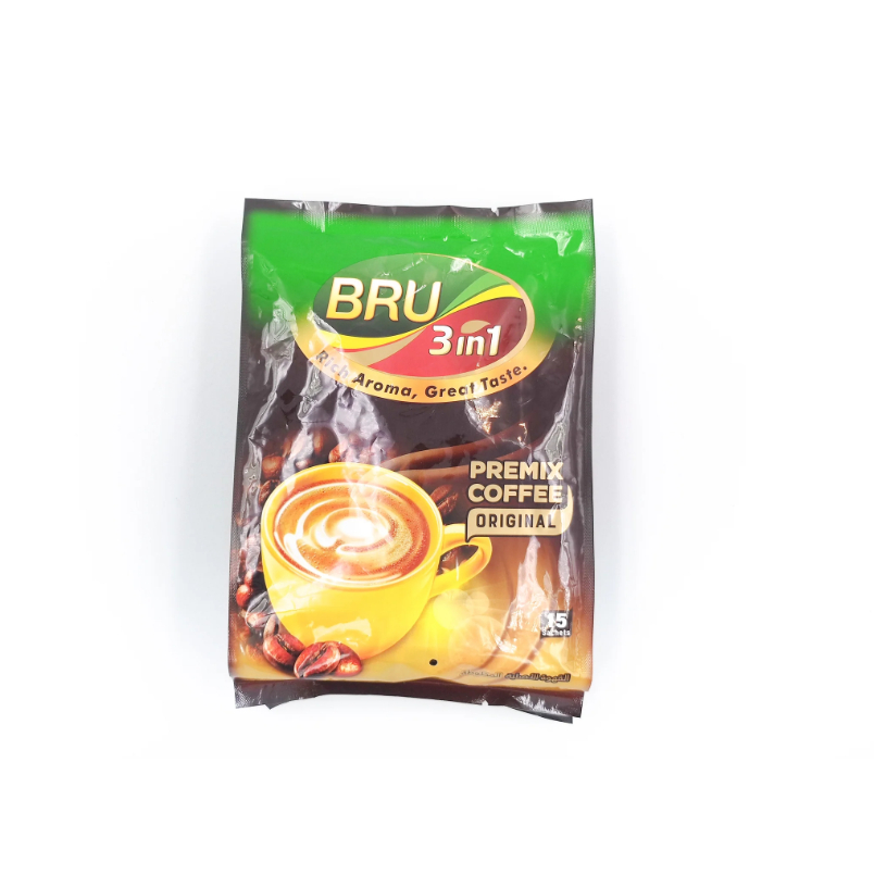 Bru Coffee 3 in 1 - Premix Instant Coffee with Milk Powder, Coffee ...