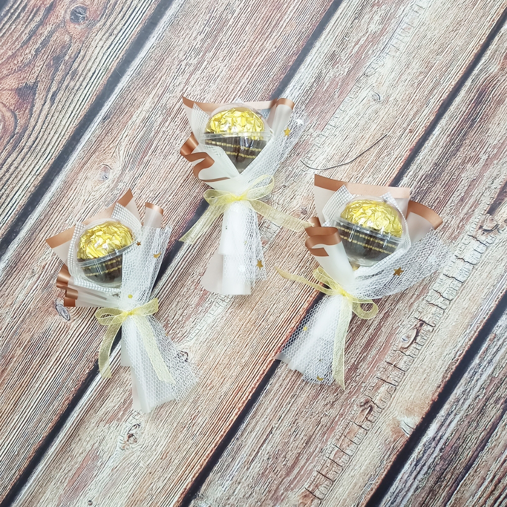 20pcs Ferrero Rocher Chocolate Mini Bouquet Birthday Party Wedding ...