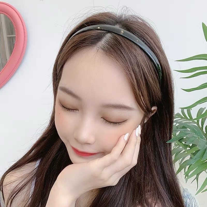 Simple Hitam Cekak Rambut Black Headband Hair Bands Ikat Rambut Kemas ...