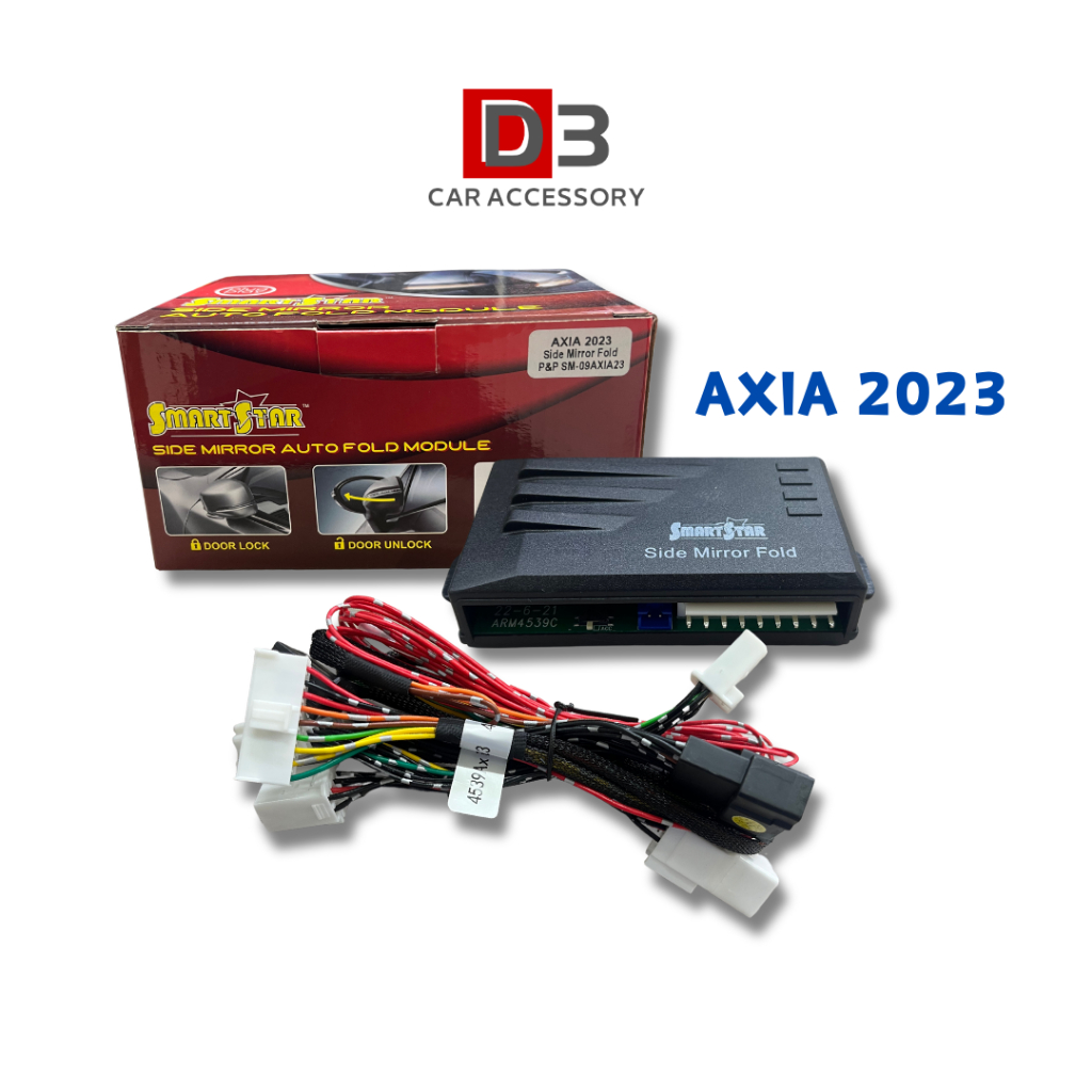 PERODUA AXIA 2023 SIDE MIRROR AUTO FOLD SYSTEM (PLUG&PLAY)AV/SE SPEC ...