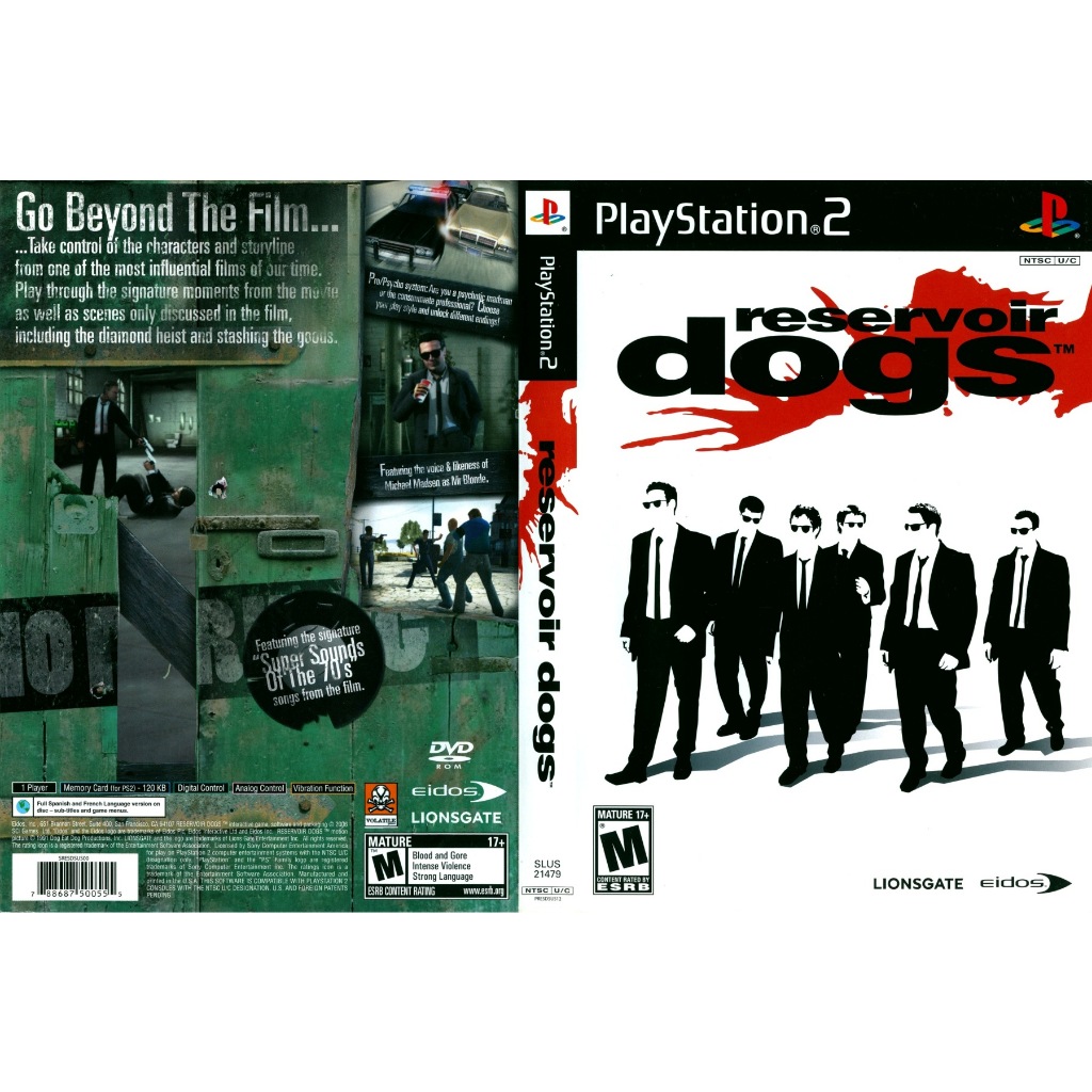 PS2 DVD Games Collection Reservoir Dogs | Shopee Singapore