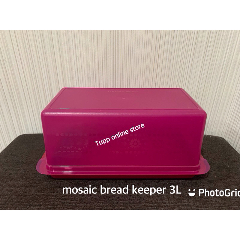 Tupperware mosaic bread keeper(1)3L | Shopee Singapore