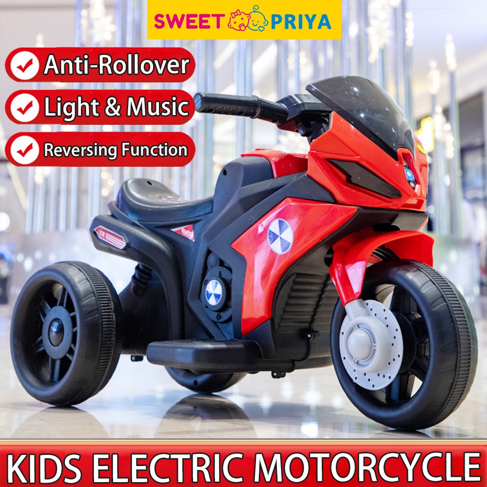 ANNS Electric Ride On Motor Rechargeable Motor Budak Motorcycle Sport ...