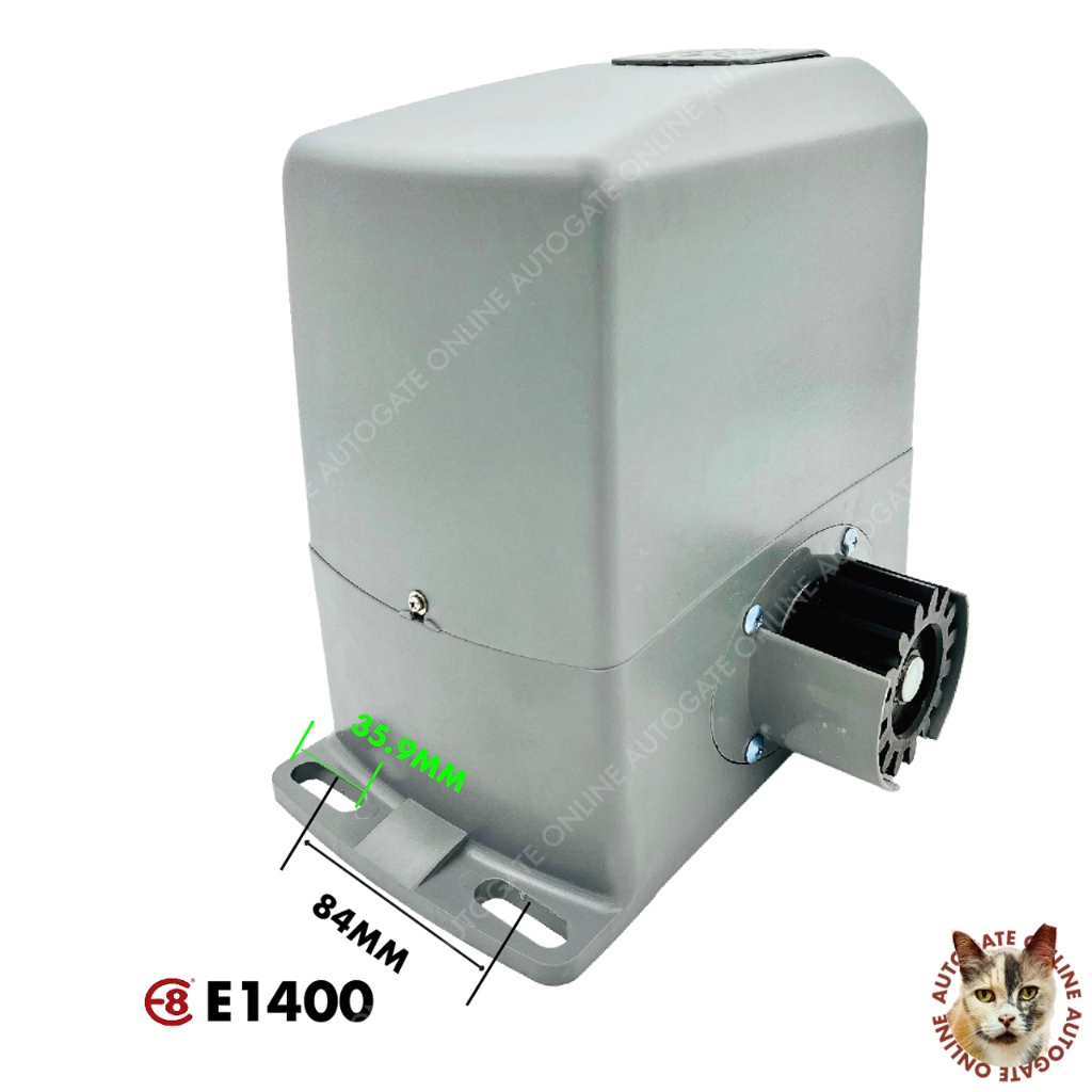 E8 E1400 ( MOTOR ONLY ) HEAVY DUTY AUTO GATE SYSTEM MOTOR | Shopee ...
