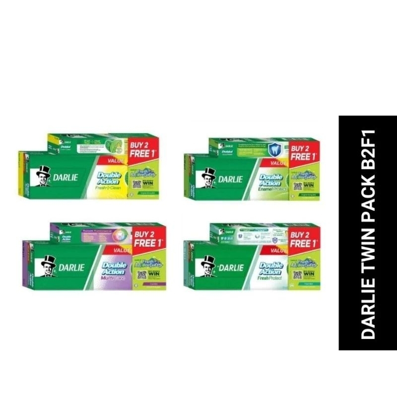 Darlie Toothpaste Value Pack B2F1 (2 x 200g free 90g) (2 x 180g free ...