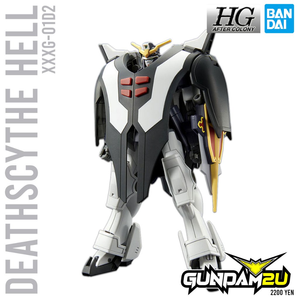 P-BANDAI HG 1/144 Gundam Deathscythe Hell - High Grade HGAC Gundam W Wing Plastic Model Kit ...
