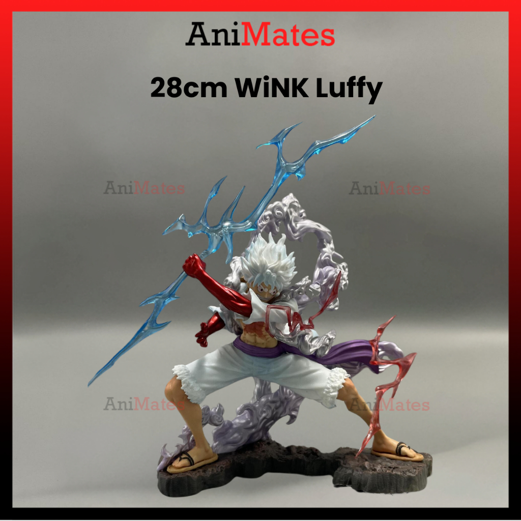 CLEARANCE 22CM Sun God Nikka Luffy Gear 5 One Piece Lightning Wink ...