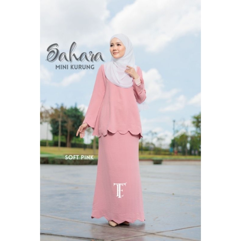 Kurung Sahara Theaza | Baju kurung dewasa brick orange purple olive ...
