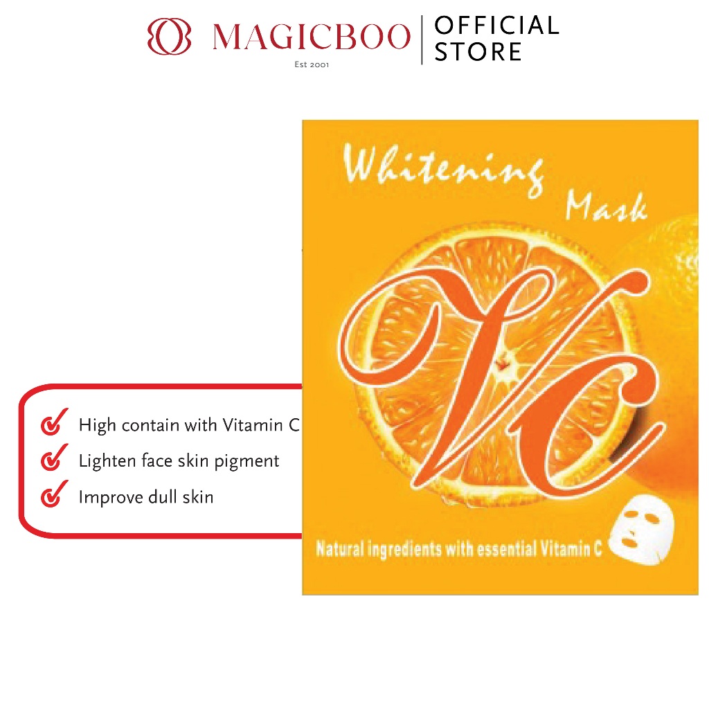 Magicboo Lemasque Whitening C Mask (8Pcs) | Shopee Singapore
