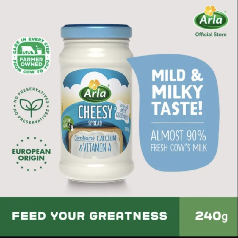 ARLA CHEESY SPREAD ASSORTED | Shopee Singapore