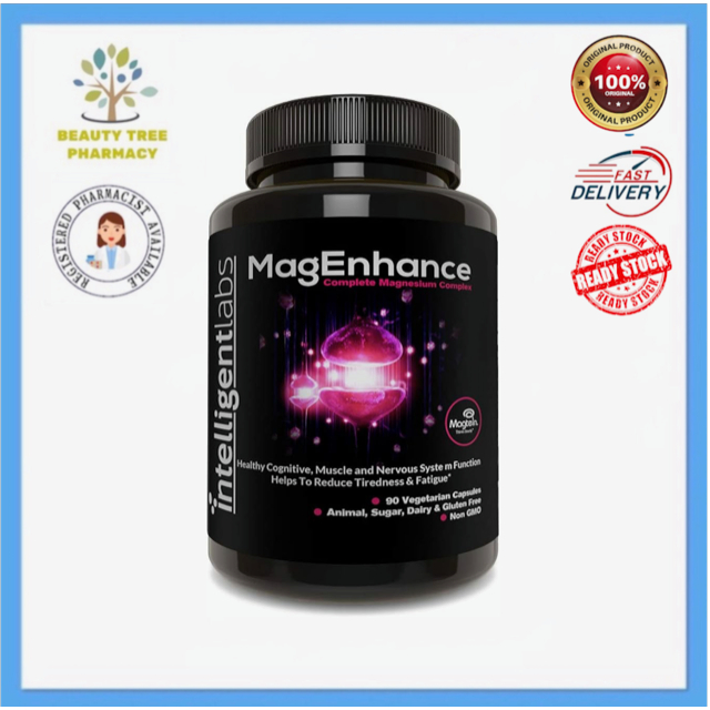 Intelligent Labs MagEnhance Magnesium-L-Threonate Complex with Magnesium Glycinate and Taurate ...
