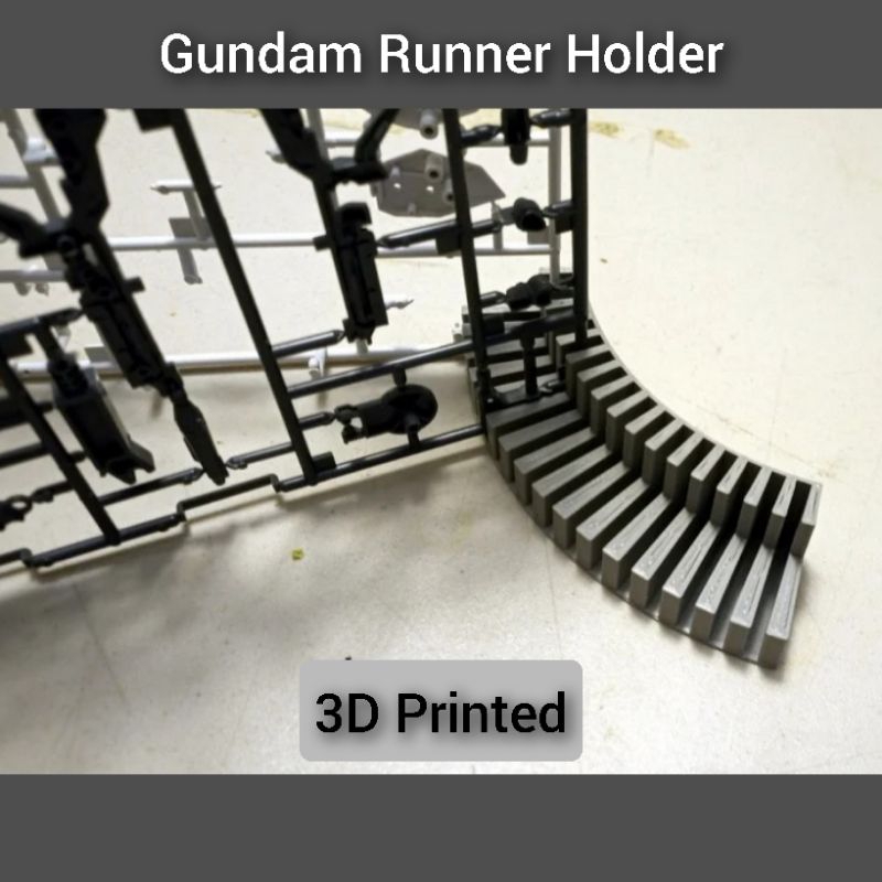 [ZARC] 3D Printed Gundam Runner Stand | Shopee Singapore