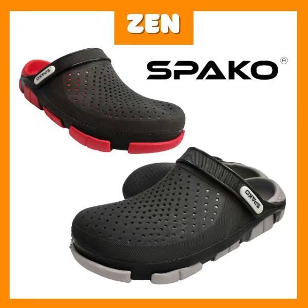 [ZEN] SPAKO High Quality Men Clog Sandal I Slip-On Shoes I Kasut Sarung ...