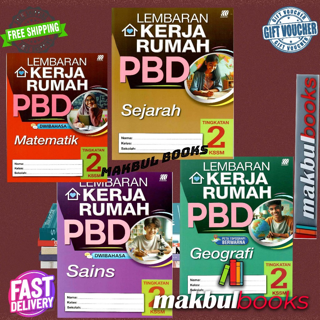 Sasbadi: PBD House Work Sheet Level 2 KSSM | Shopee Singapore