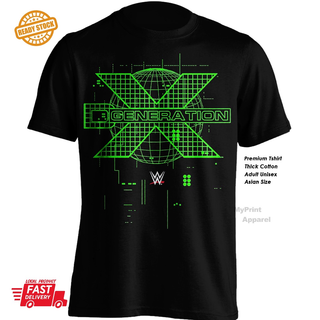 D-Generation X wrestling tshirt | Shopee Singapore