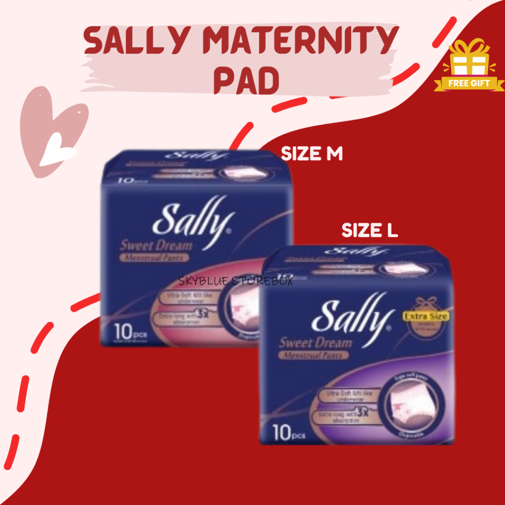 SALLY MENSTRUAL PANTS | REGULAR & EXTRA SIZE MATERNITY PADS | MATERNITY ...