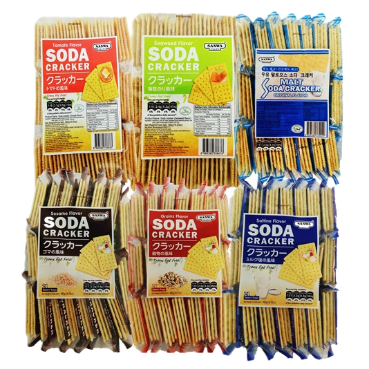 SANWA ASSROTED FLAVOR SODA CRACKER 21 PACKETS | Shopee Singapore
