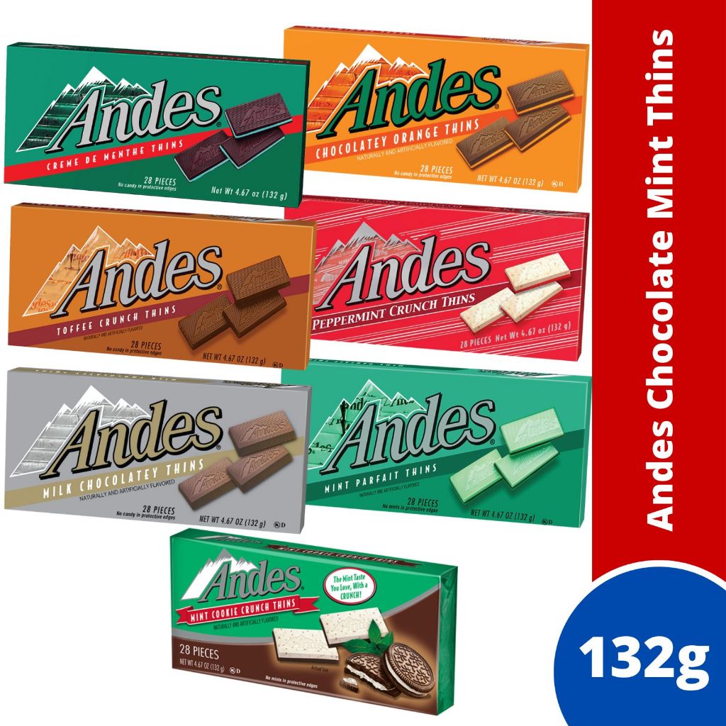 Andes Chocolate Mint Thins Assorted Flavor 132g | Shopee Singapore