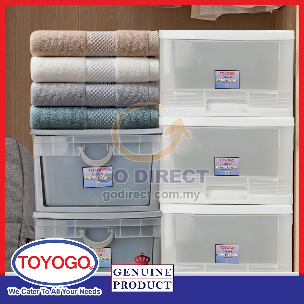 TOYOGO Single Storage Drawer 703/707/709 (24L/25L/36L) [2 units ...