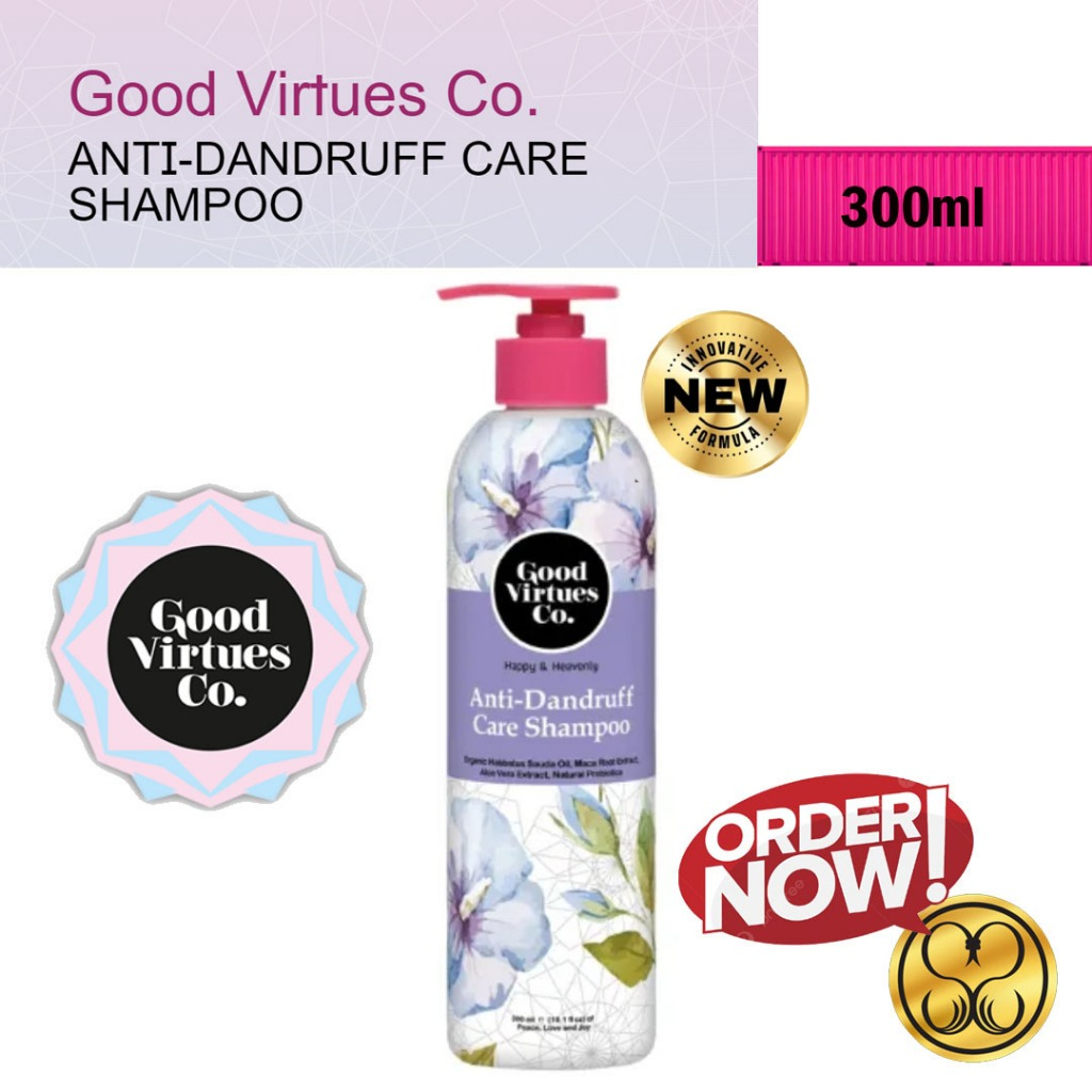 GOOD VIRTUES CO [GVC] Anti-Dandruff Care Shampoo 300ml | Shopee Singapore