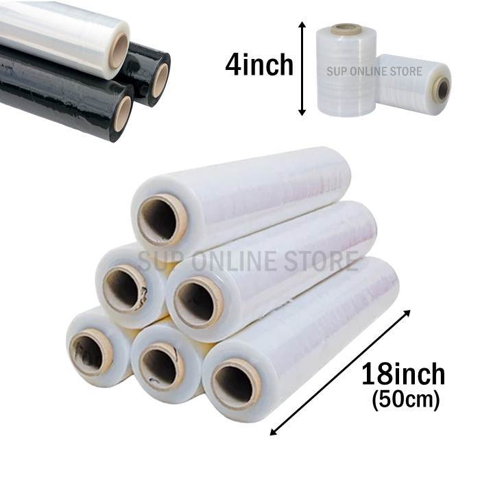 PP Plain Transparent stretch Film / Black Stretch Film Protective ...
