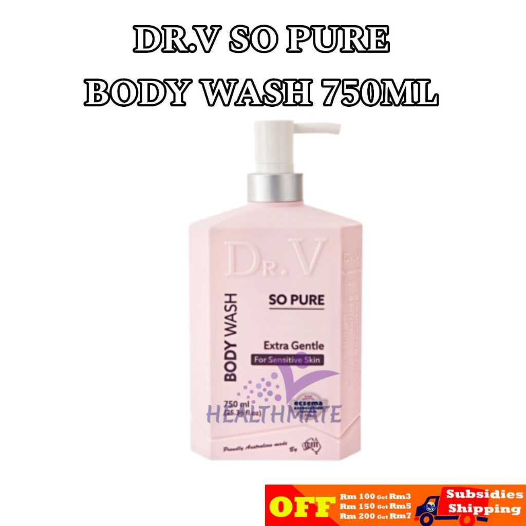 DR.V SO PURE BODY WASH (750ML) | Shopee Singapore