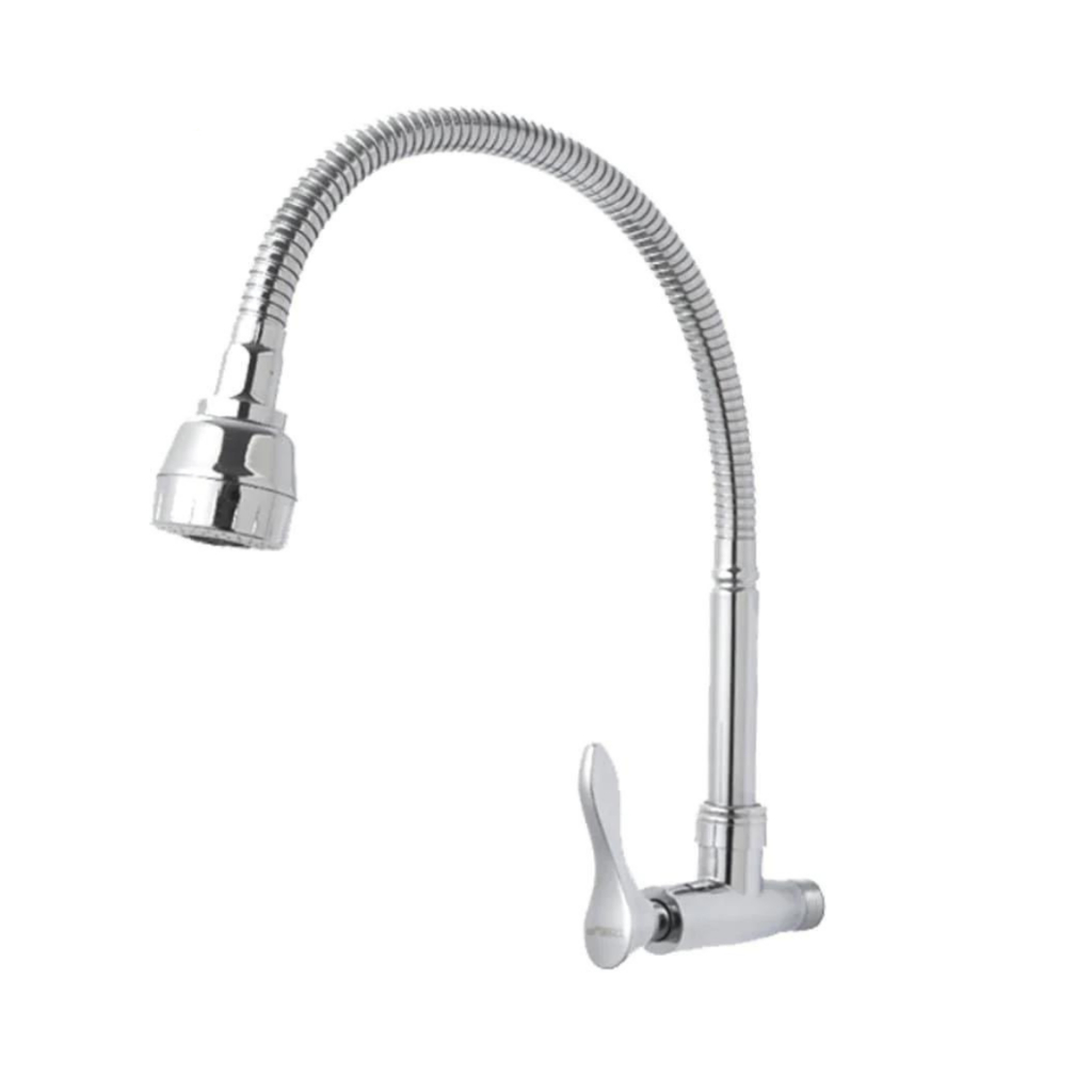 ISANO ECO 1/2 Bathroom, Sink and Kitchen Faucet Flexible Neck Tap (Wall ...