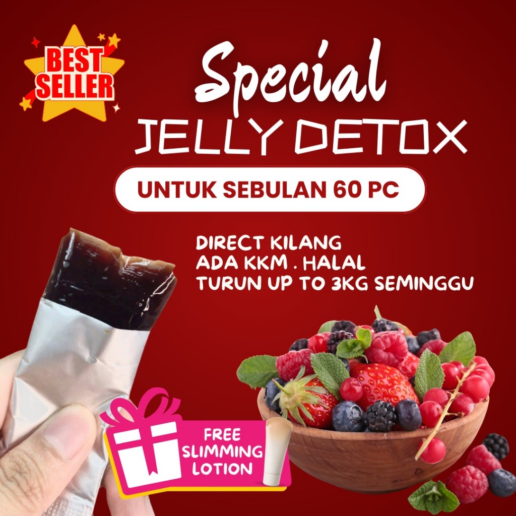 SPECIAL JELLY DETOX I 60PCS + | Shopee Singapore