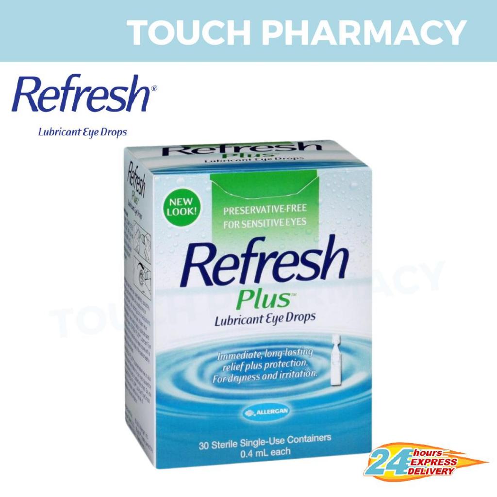 REFRESH Plus Eye Drops 0.4ML x 30's/BOX | Shopee Singapore
