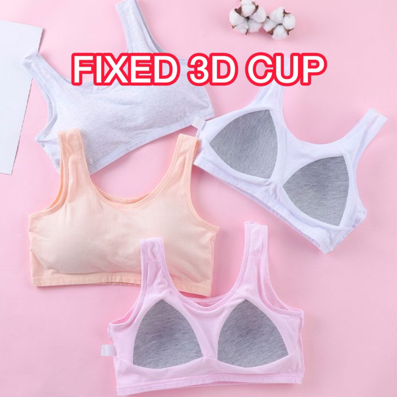 7-16years Teenage Girl Bra Kids Bra Cotton Baju Dalam Budak Perempuan ...