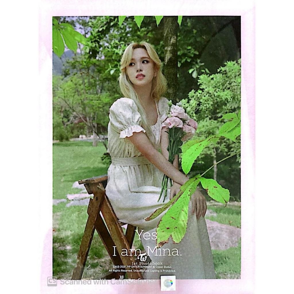TWICE MINA - 1st Photobook [ Yes,I am Mina ] Pink Ver. unsealed copy ...