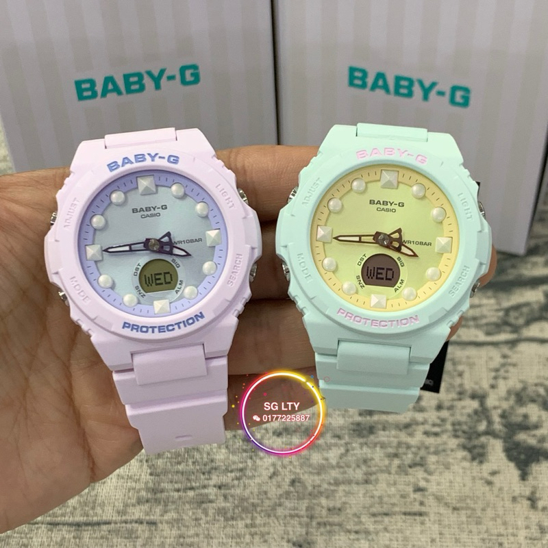 CASIO BABY-G BGA-320FH-3A/BGA-320FH-4A dreamy polarized colors that ...