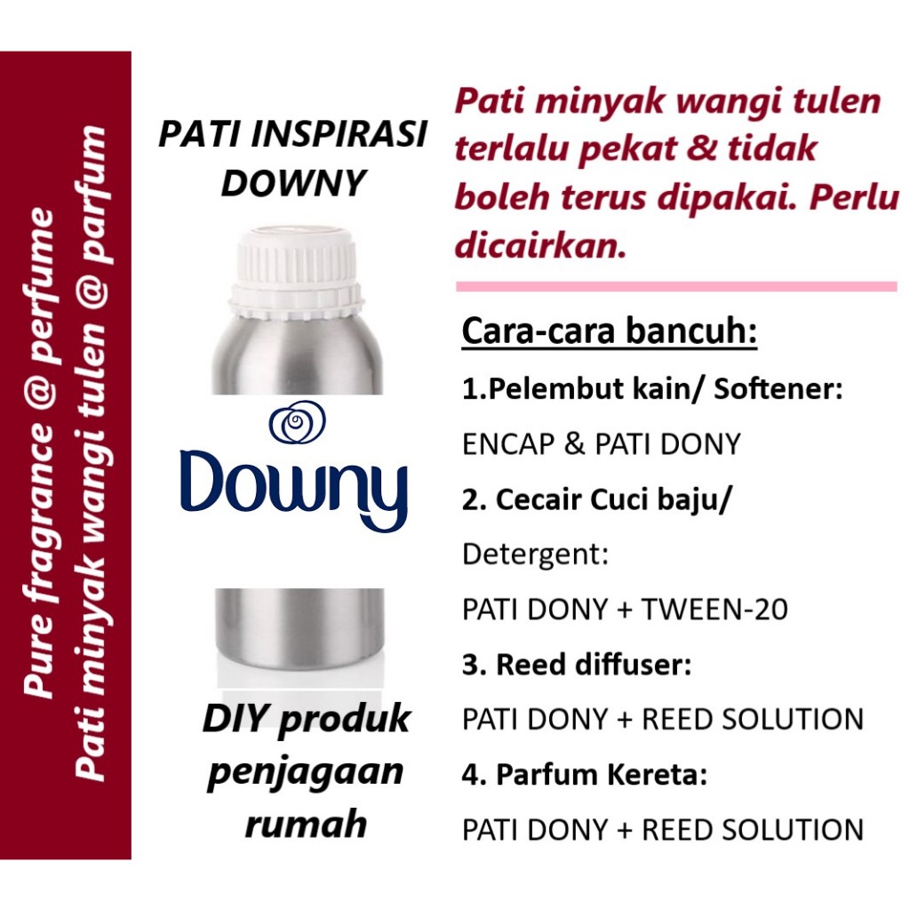 Pati Inspired DOWNY-ALA ALA Dony Blue-Sunrise Fresh-Mystique/Fragrance ...